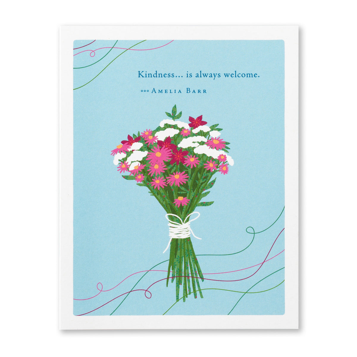 Thank You Card - “KINDNESS… IS ALWAYS WELCOME.” —AMELIA BARR – SYNPLE