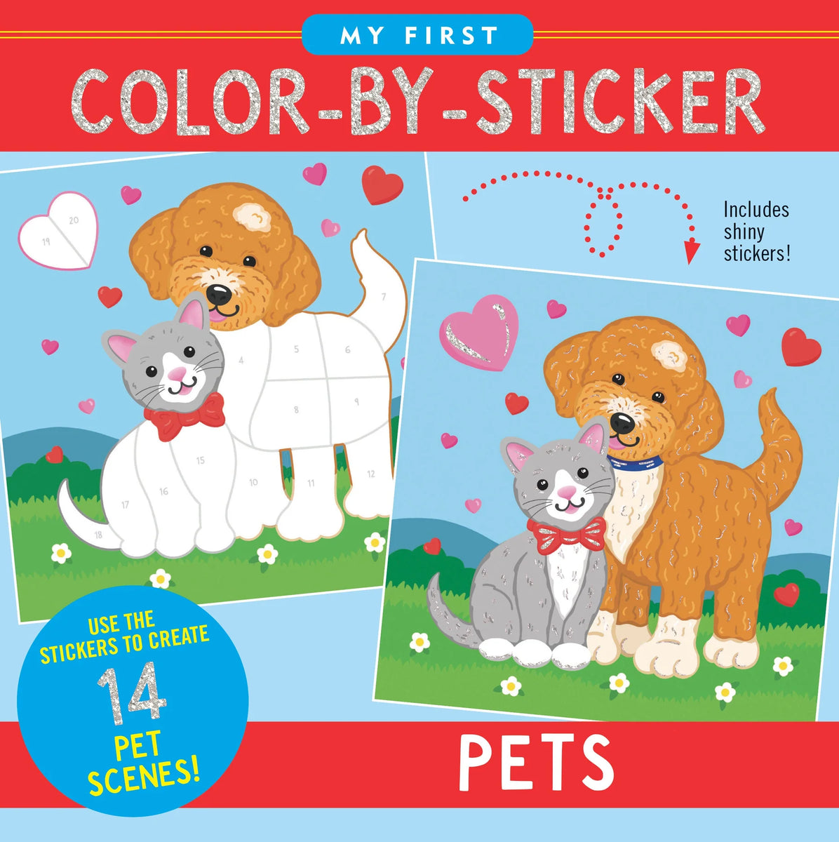 My First Color-by-Sticker Book - Pets – SYNPLE