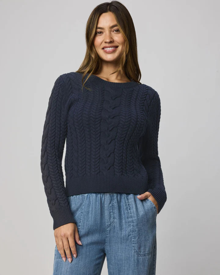 Annabella Cable Knit Sweater – SYNPLE