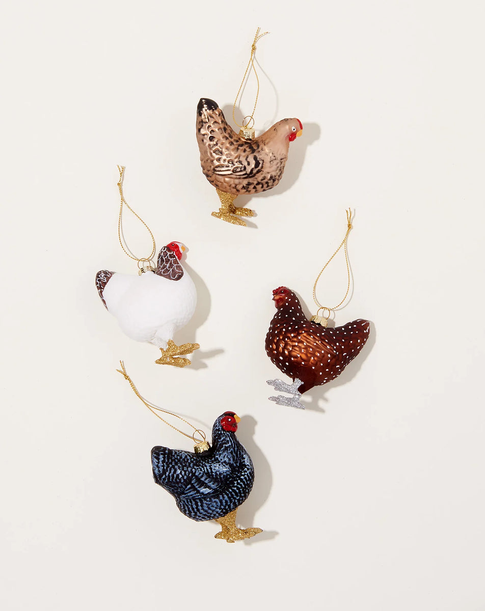 Farmhouse Hens Ornaments - 4 Styles – SYNPLE