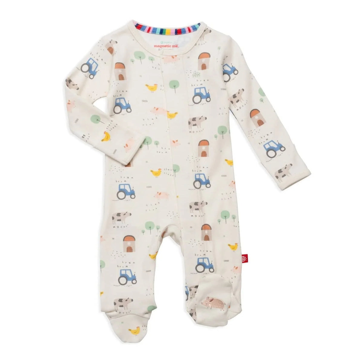 Pasture Bedtime Magnetic Footie – SYNPLE
