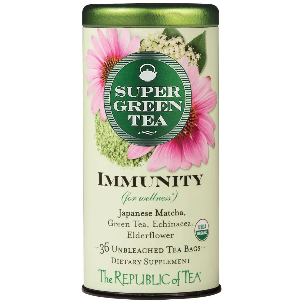Organic Immunity SuperGreen Tea Bags - 36 Tea Bags – SYNPLE